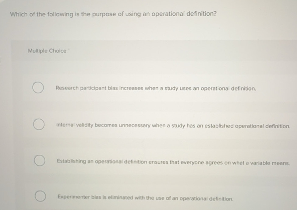 Solved: Which of the following is the purpose of using an operational ...