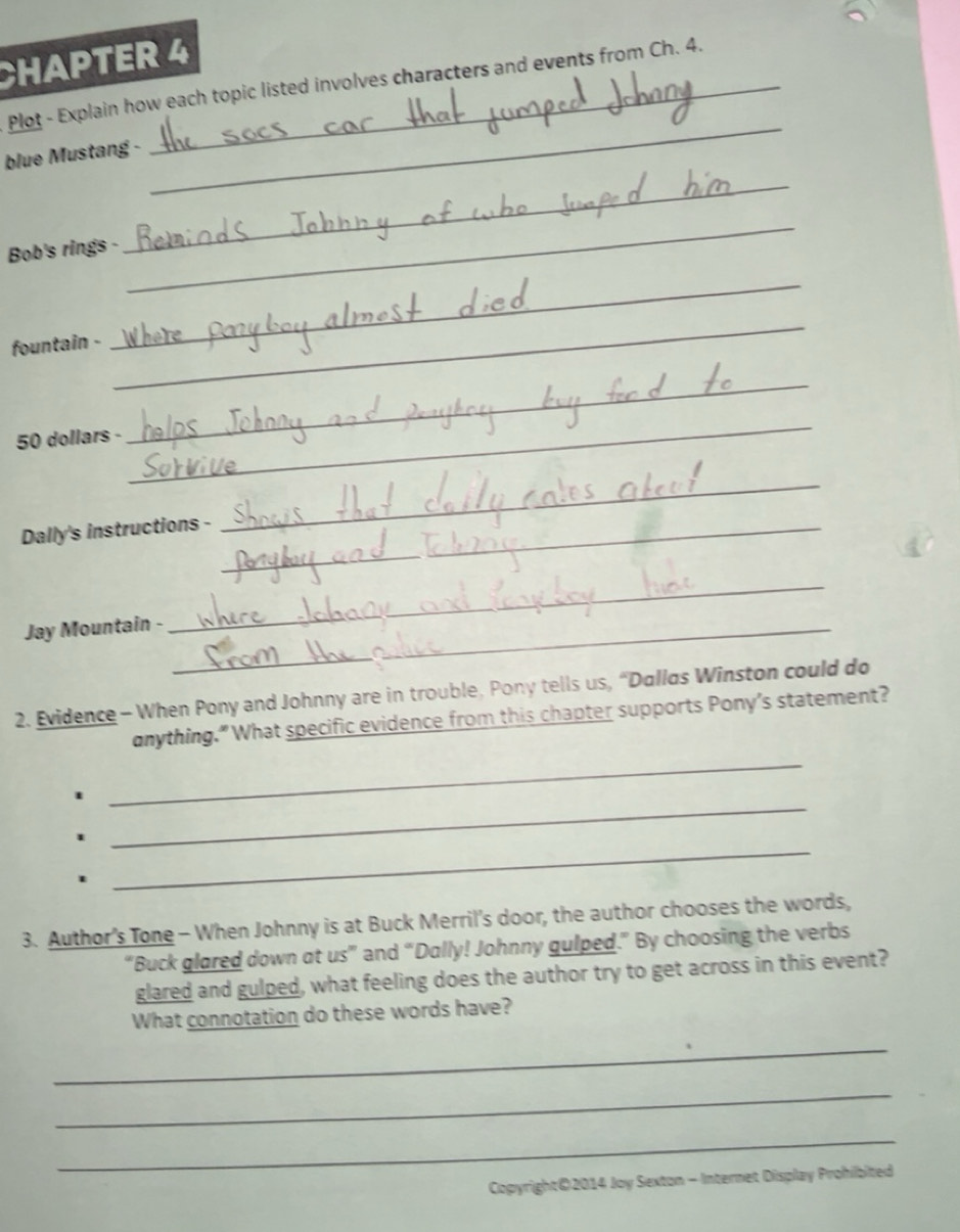 Solved: CHAPTER 4 Plot - Explain how each topic listed involves ...