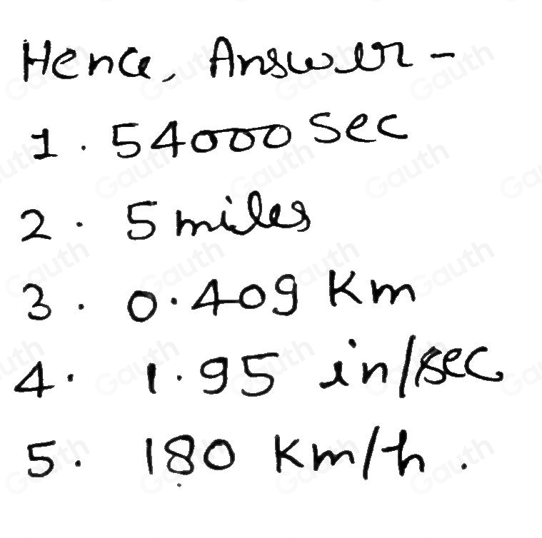 Solved: Convert the following units of measurement. Use conversion ...