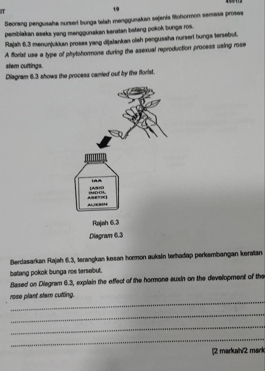 Selesai:488472 IT 19 Seorang pengusaha nurseri bunga telah menggunakan ...