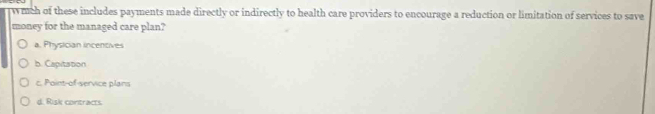 Solved: which of these includes payments made directly or indirectly to ...