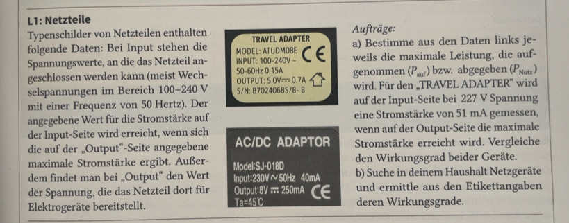 Gelöst:L1: Netzteile Typenschilder von Netzteilen enthalten TRAVEL ...