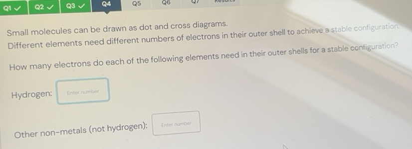 Solved: Small molecules can be drawn as dot and cross diagrams ...
