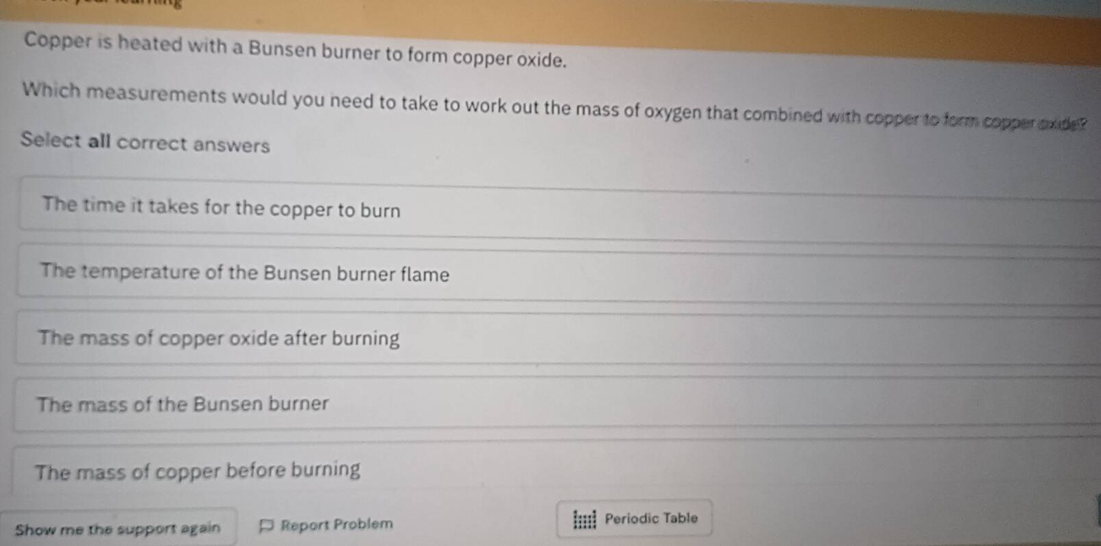 Résolu :Copper is heated with a Bunsen burner to form copper oxide ...