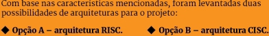 Resolvido:Com base nas caracteristicas mencionadas, foram levantadas ...