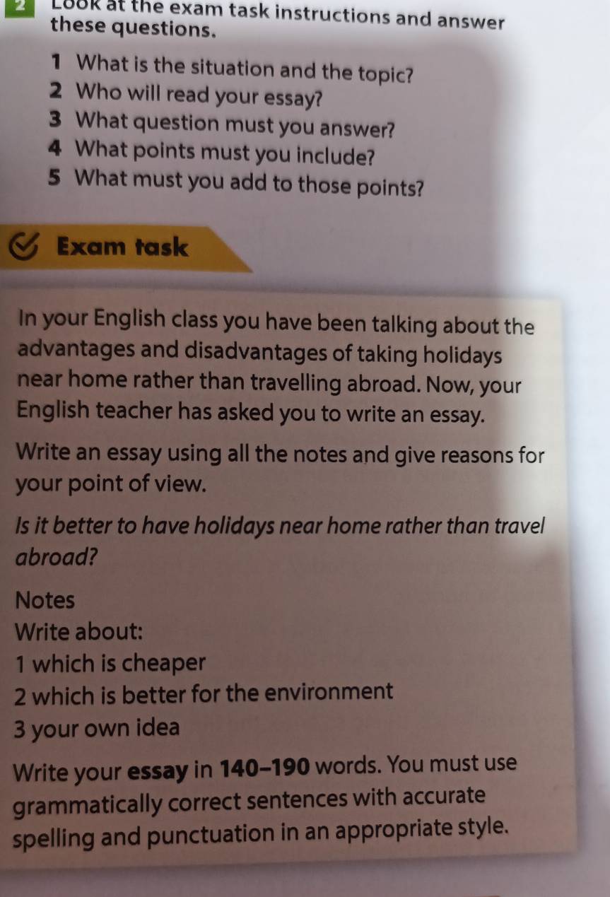 Resuelto:L88k at the exam task instructions and answer these questions ...