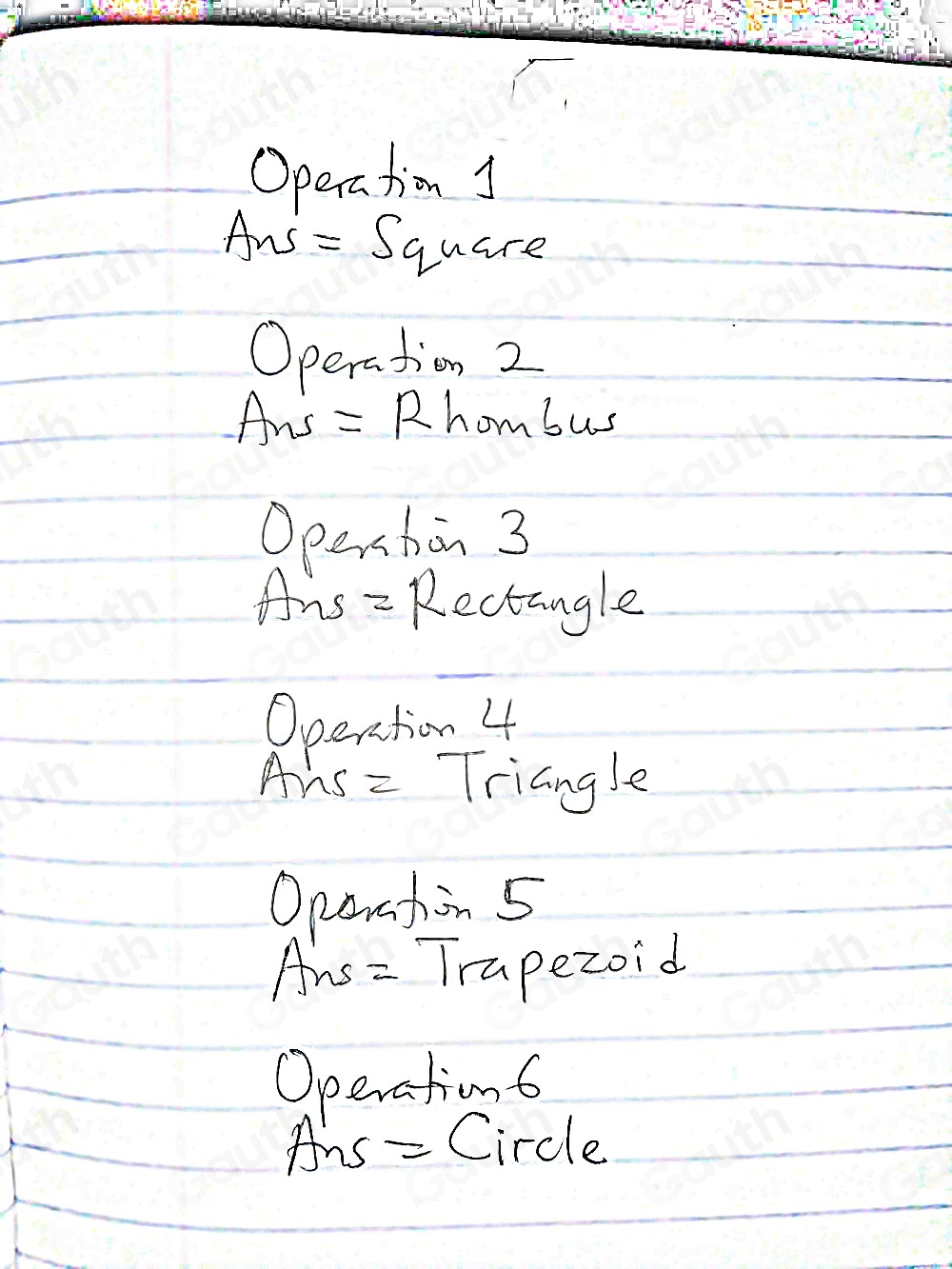 Solved: Testing the diagonals to determine the shape: Match each ...