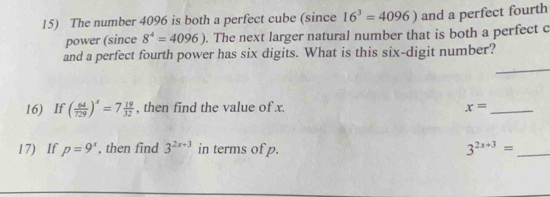 Solved: The number 4096 is both a perfect cube (since 16^3=4096) and a ...