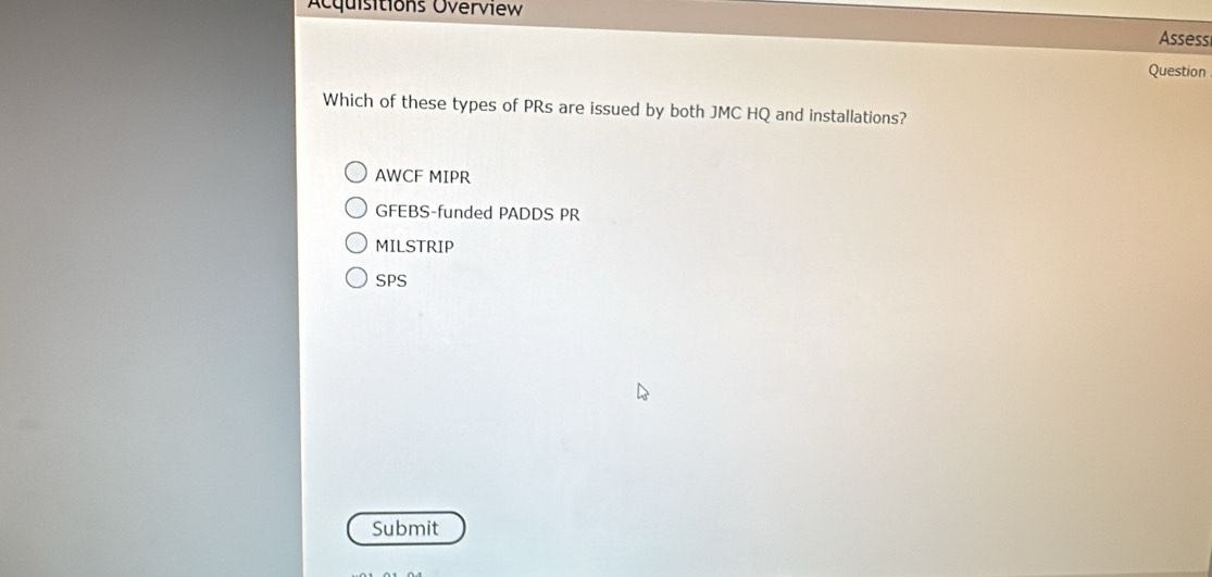 Solved: Acquisitions Overview Assess Question Which of these types of ...