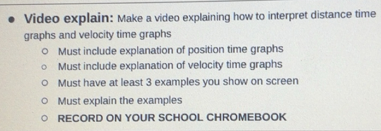 Solved: Video explain: Make a video explaining how to interpret ...