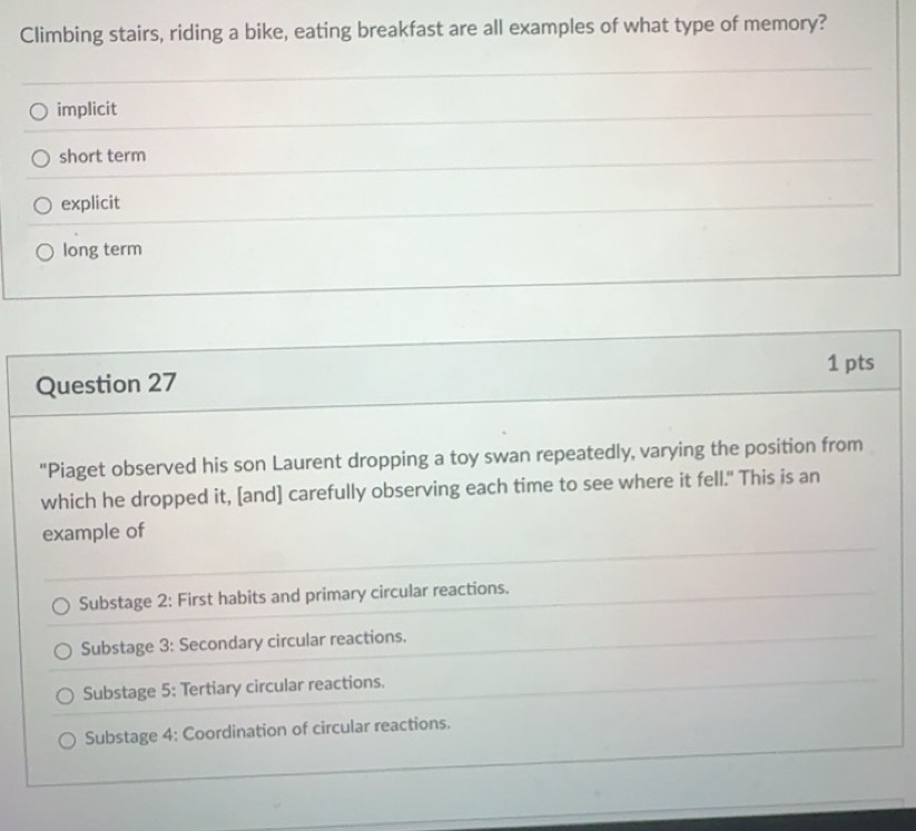 Solved: Climbing stairs, riding a bike, eating breakfast are all ...