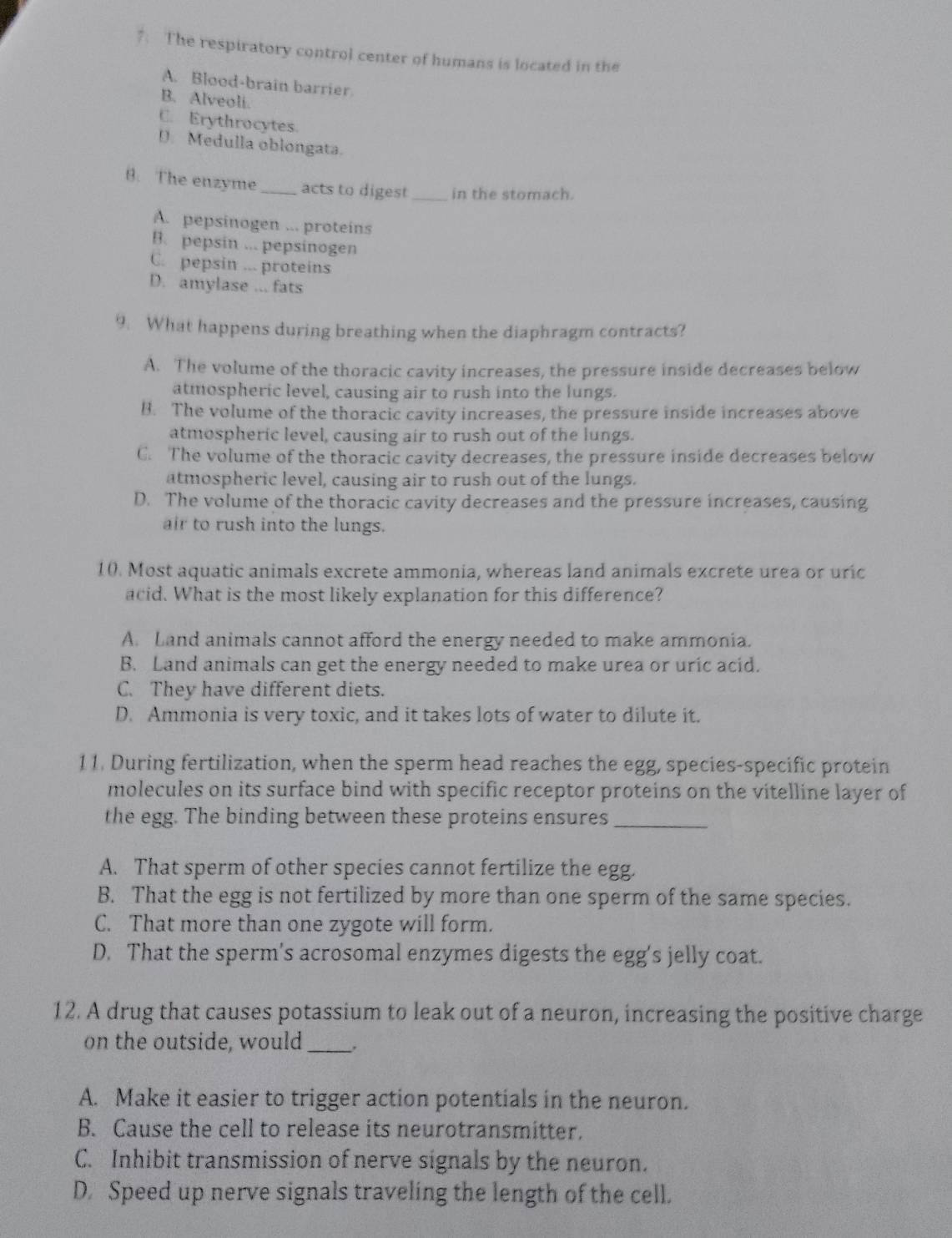 Solved: The respiratory control center of humans is located in the A ...