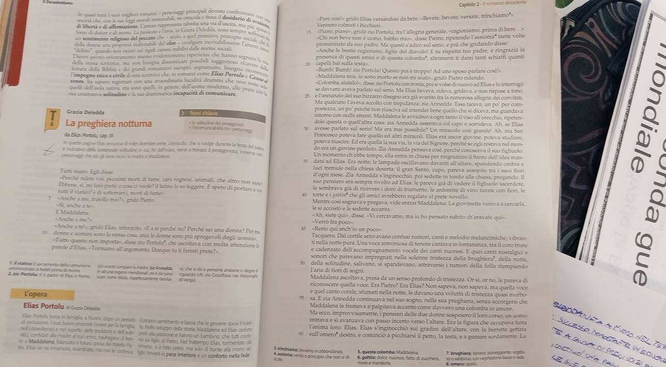 Risolto:# Decadentísmo * Capítolo 2 - 1l romanzo decadenta En quasi ...