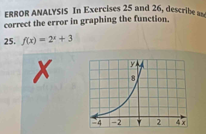 Solved: ERROR ANALYSIS In Exercises 25 and 26, describe and correct the ...