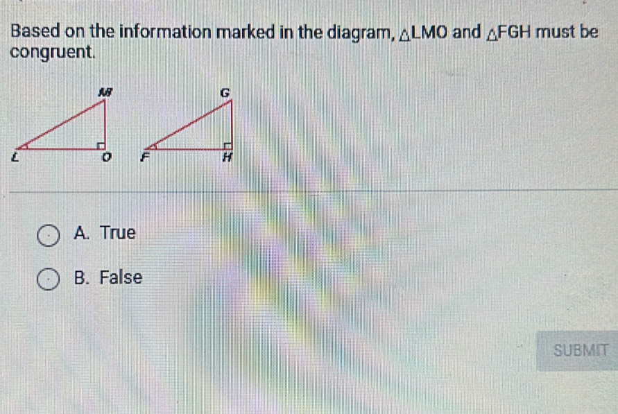 Solved: Based on the information marked in the diagram, LMO and FGH ...