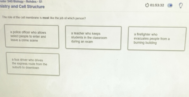 Solved: roder 340 Biology - Rohdes - S1 histry and Cell Structure 01:53 ...