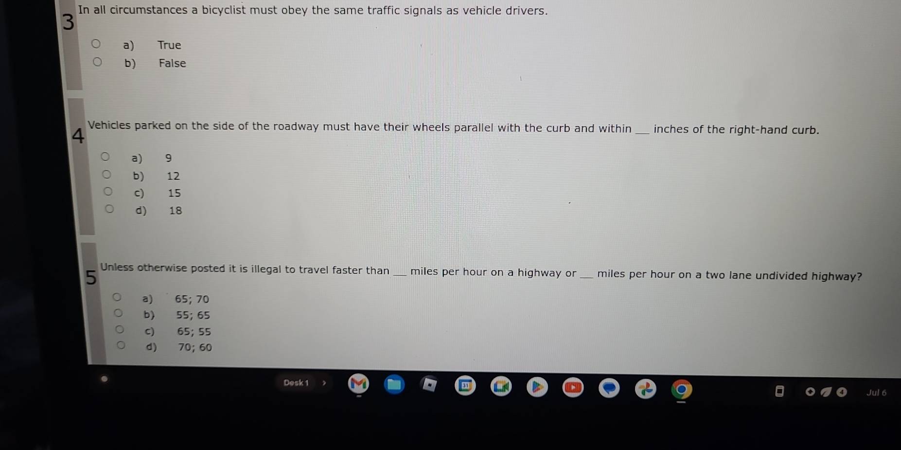 Solved: In all circumstances a bicyclist must obey the same traffic ...
