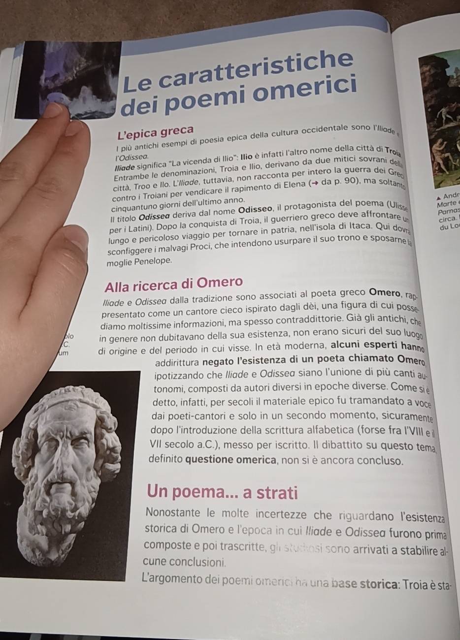 Risolto:Le caratteristiche dei poemi omerici L’epica greca I più ...