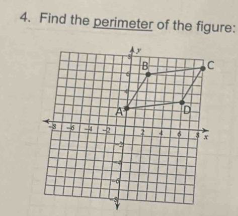 Solved: Find the perimeter of the figure: Y [Math]