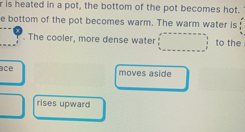 Solved: is heated in a pot, the bottom of the pot becomes hot. e bottom ...