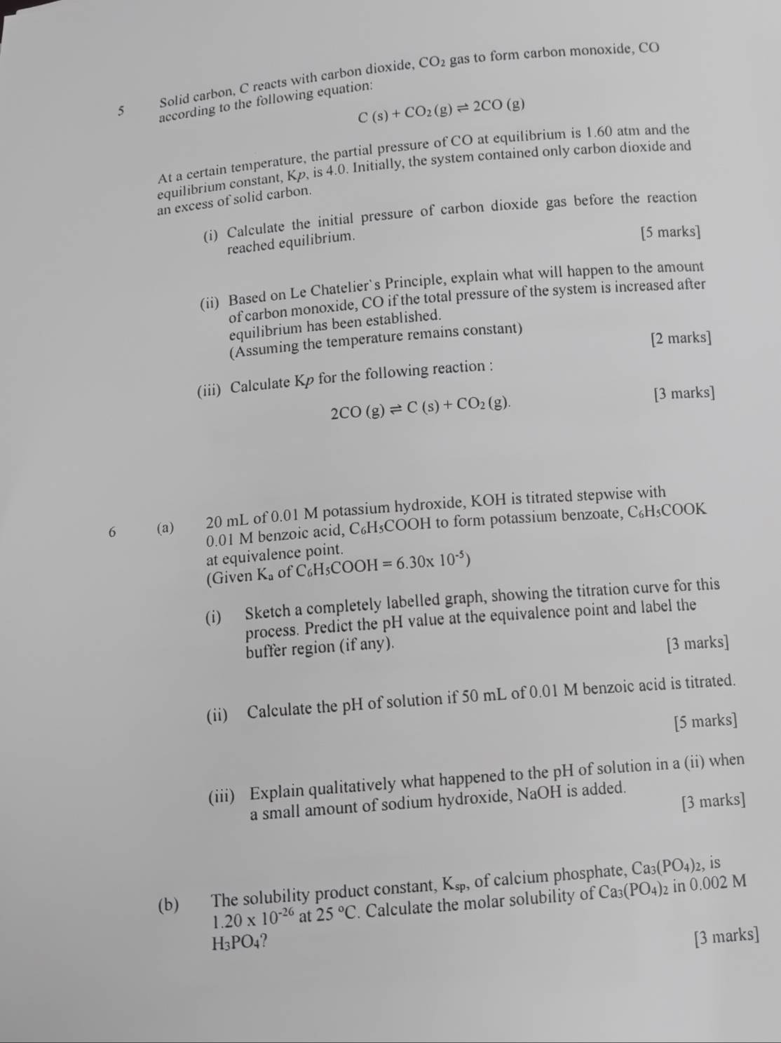 Selesai:Solid carbon, C reacts with carbon dioxide, CO2 gas to form ...