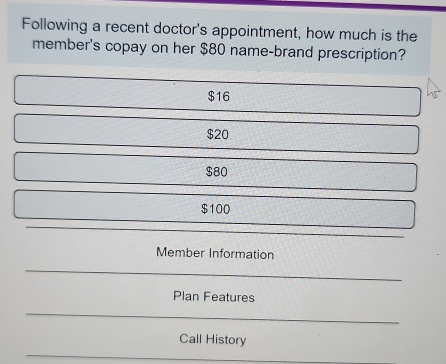 Solved: Following a recent doctor's appointment, how much is the member ...