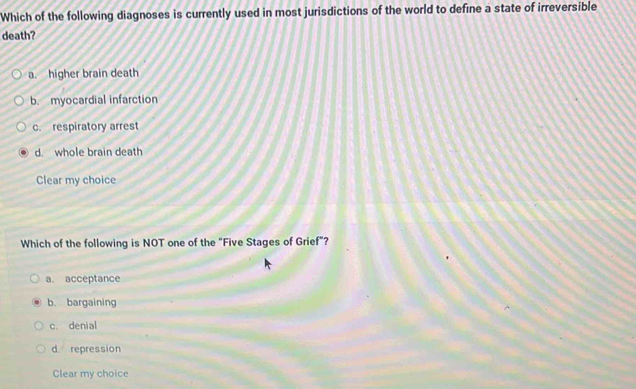 Solved: Which of the following diagnoses is currently used in most ...