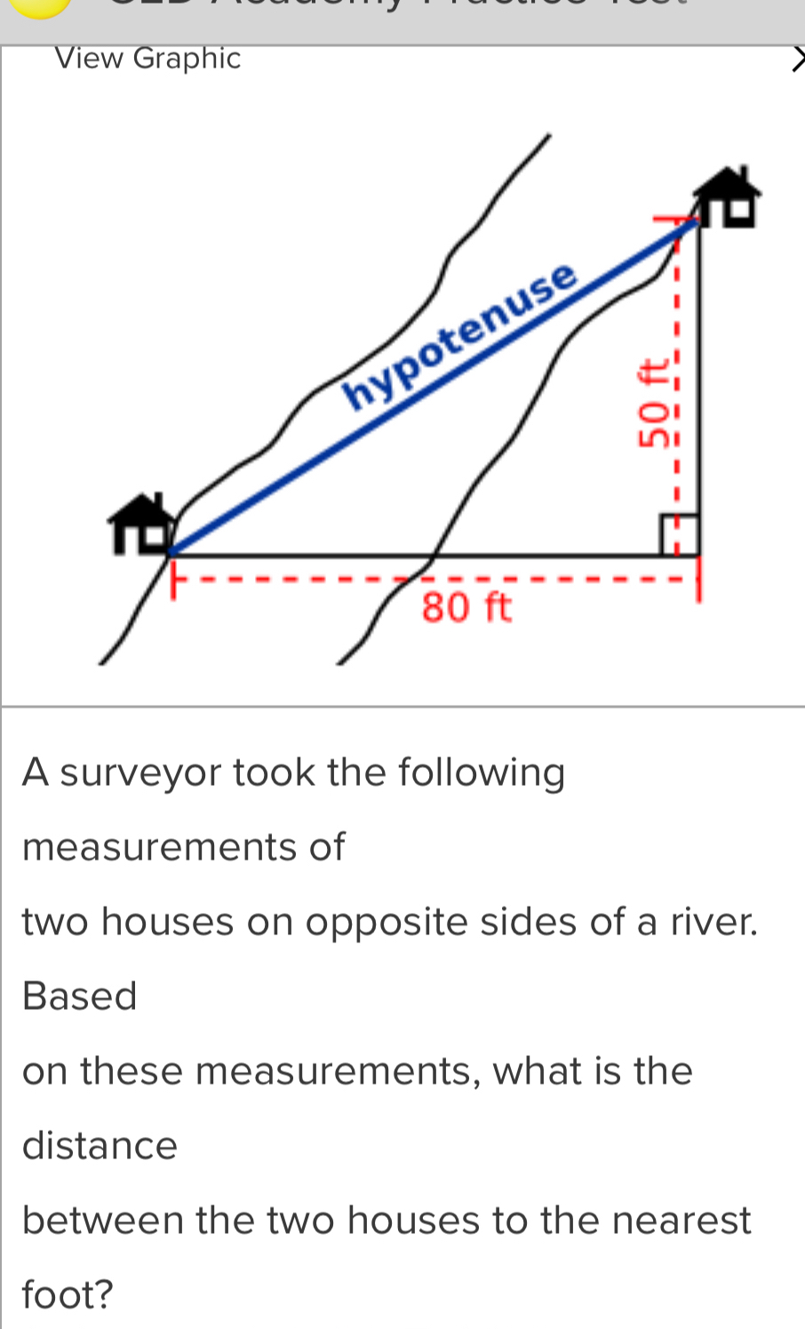 Solved: View Graphic A surveyor took the following measurements of two ...