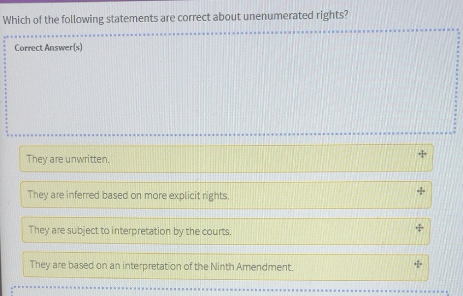 Solved: Which of the following statements are correct about ...