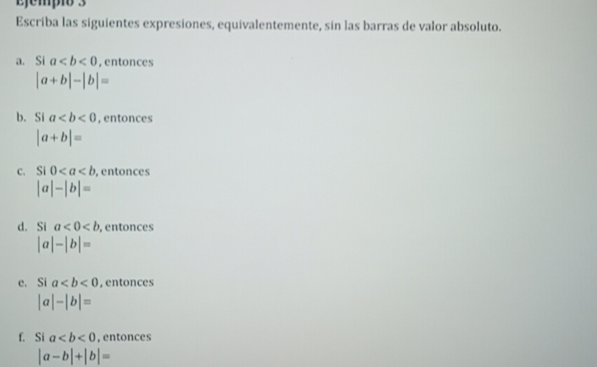 Resuelto:Ejempio 3 Escriba las siguientes expresiones, equivalentemente ...