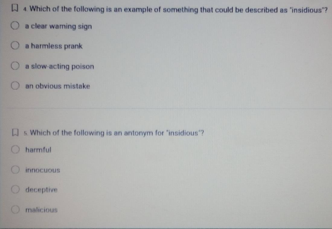 Solved: Which of the following is an example of something that could be ...