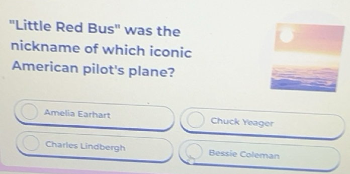 Solved: 'Little Red Bus" was the nickname of which iconic American ...