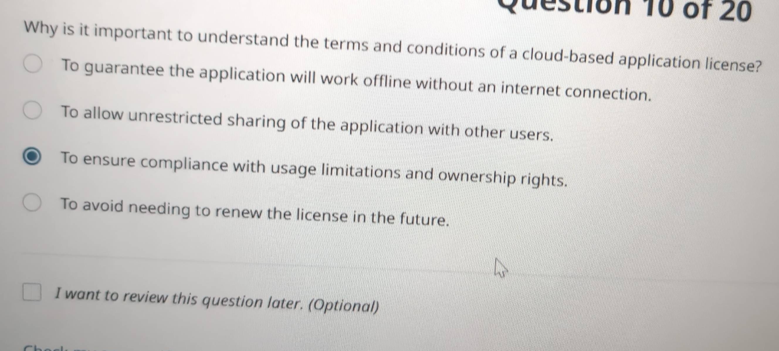 Solved: Why is it important to understand the terms and conditions of a ...