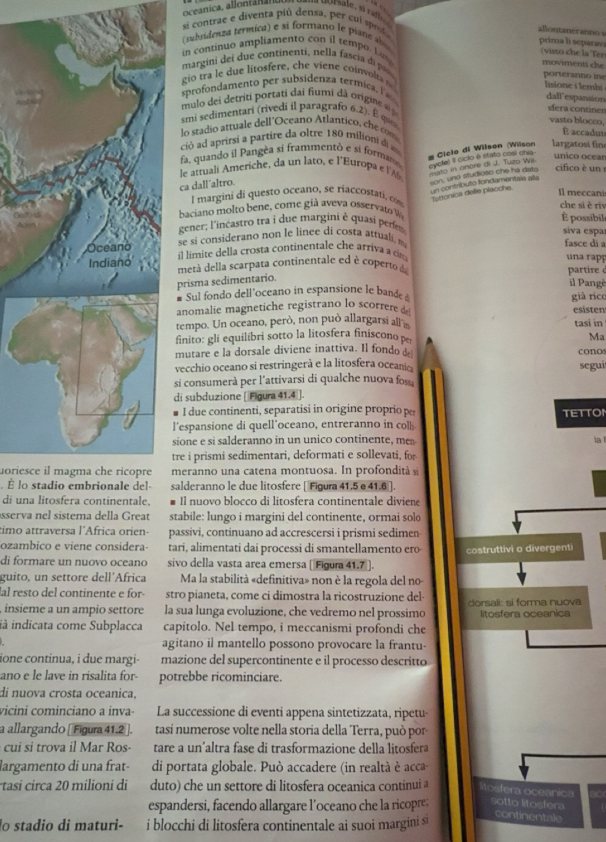 Risolto:oceanica, allontanáno si contrae e diventa più densa, per cu ...