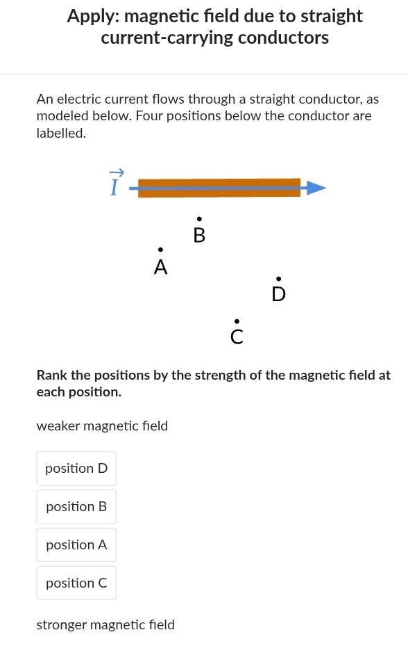 Solved: Apply: magnetic field due to straight current-carrying ...