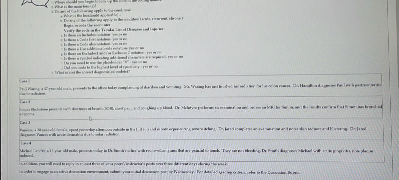 Solved: Where should you begin to look up the code in the coun t 2 ...