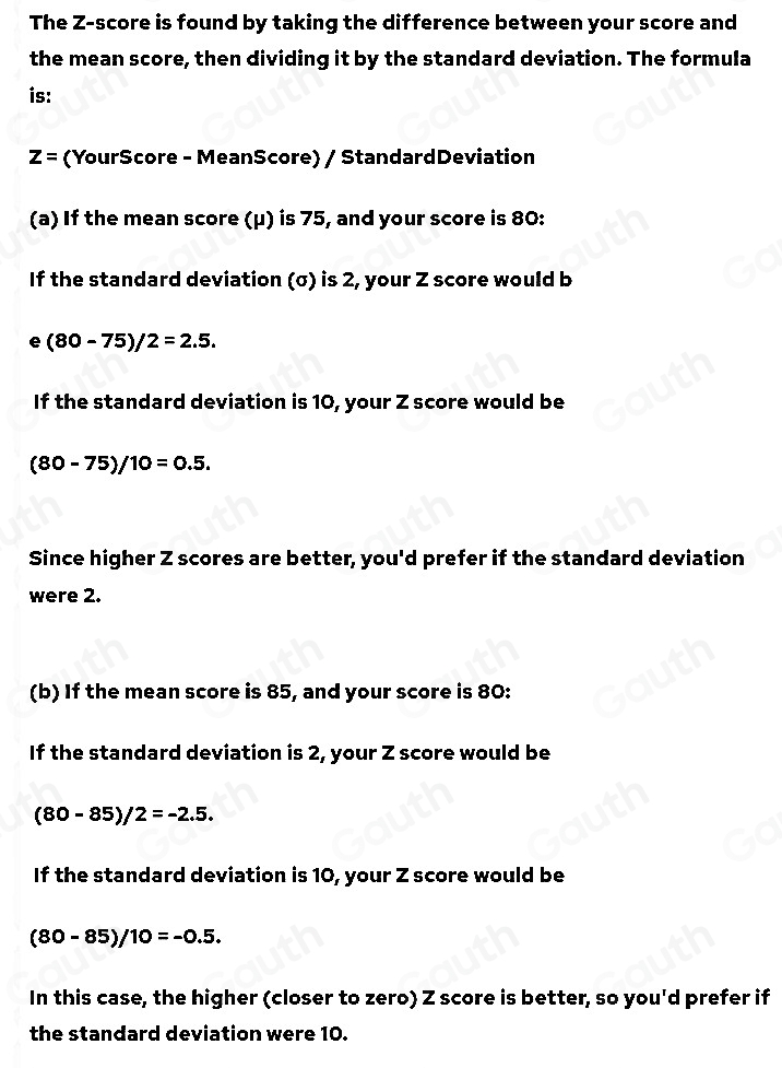 Solved: You earn an 80 on your Spanish exam. The grade recorded for you ...