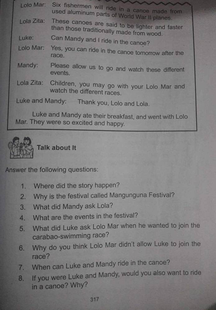 Solved: Lolo Mar: Six fishermen will ride in a canoe made from used ...