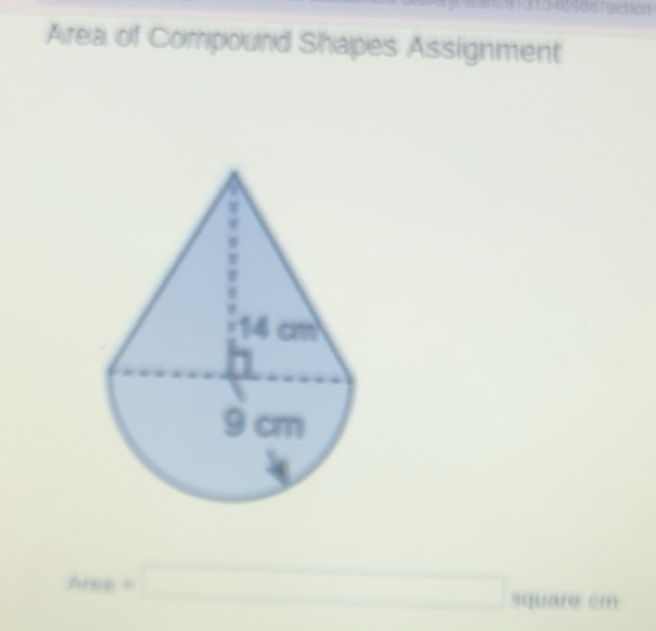 Solved: nat a r ses raction Area of Compound Shapes Assignment Area ...