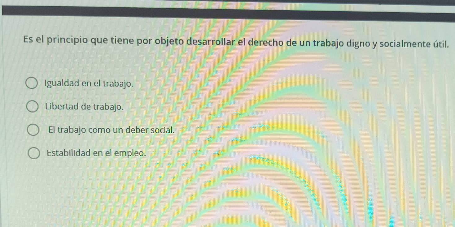 Resuelto:Es el principio que tiene por objeto desarrollar el derecho de ...