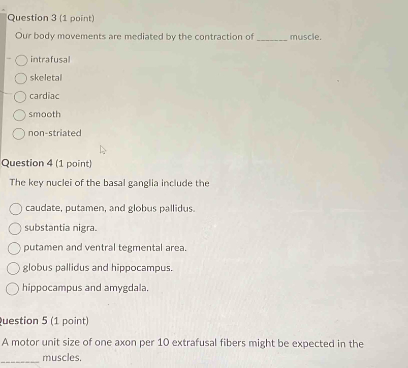 Solved: Our body movements are mediated by the contraction of _muscle ...