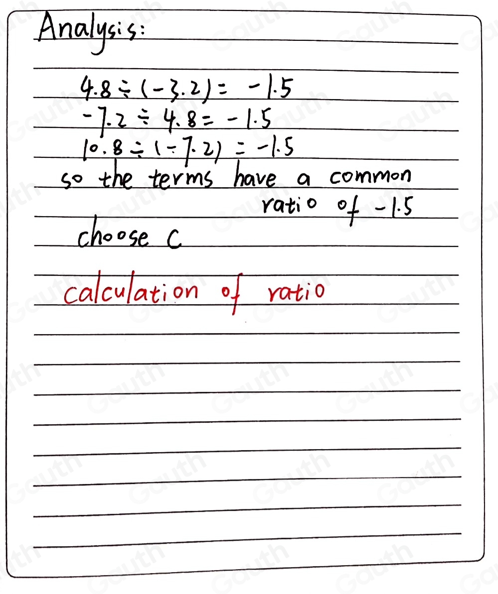 Solved: Which best describes the relationship between the successive ...