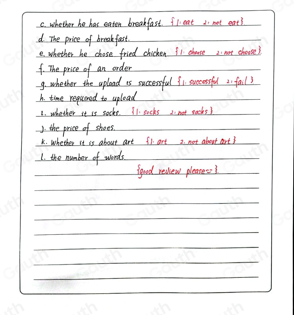 Solved: For each of the following scenarios, give an example of a ...