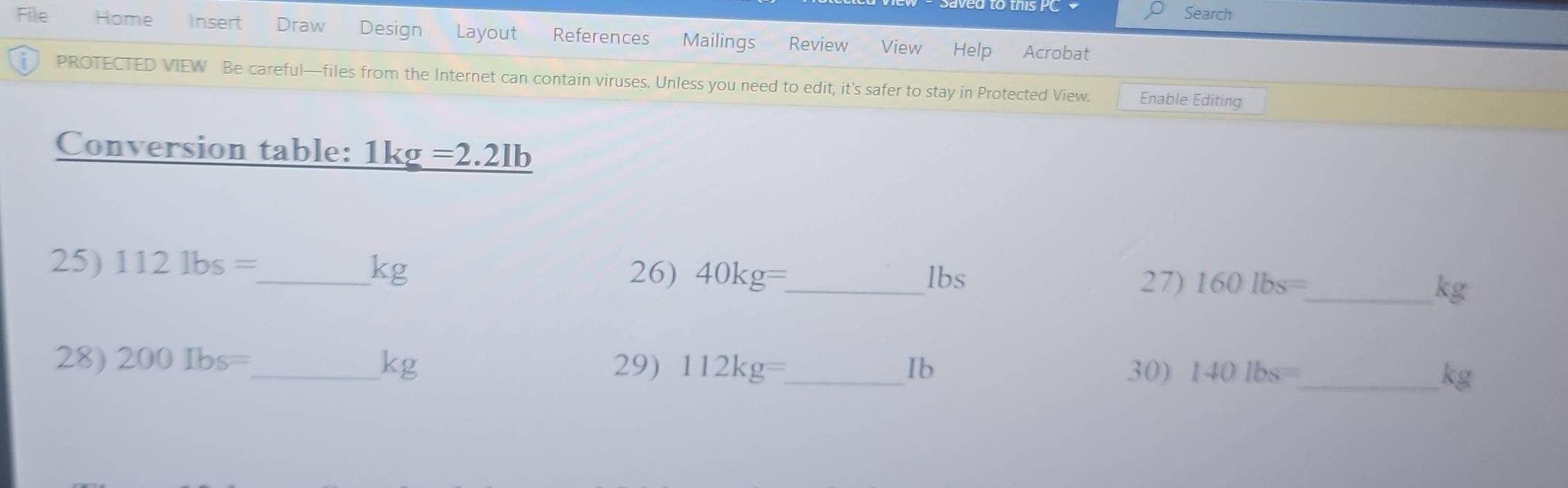 Solved: Search File Home Insert Draw Design Layout References Mailings ...