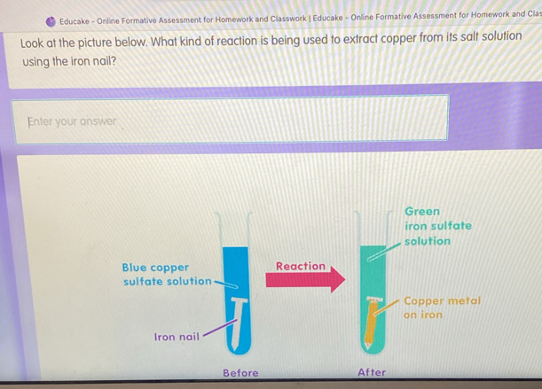 Solved: Educake - Online Formative Assessment for Homework and ...