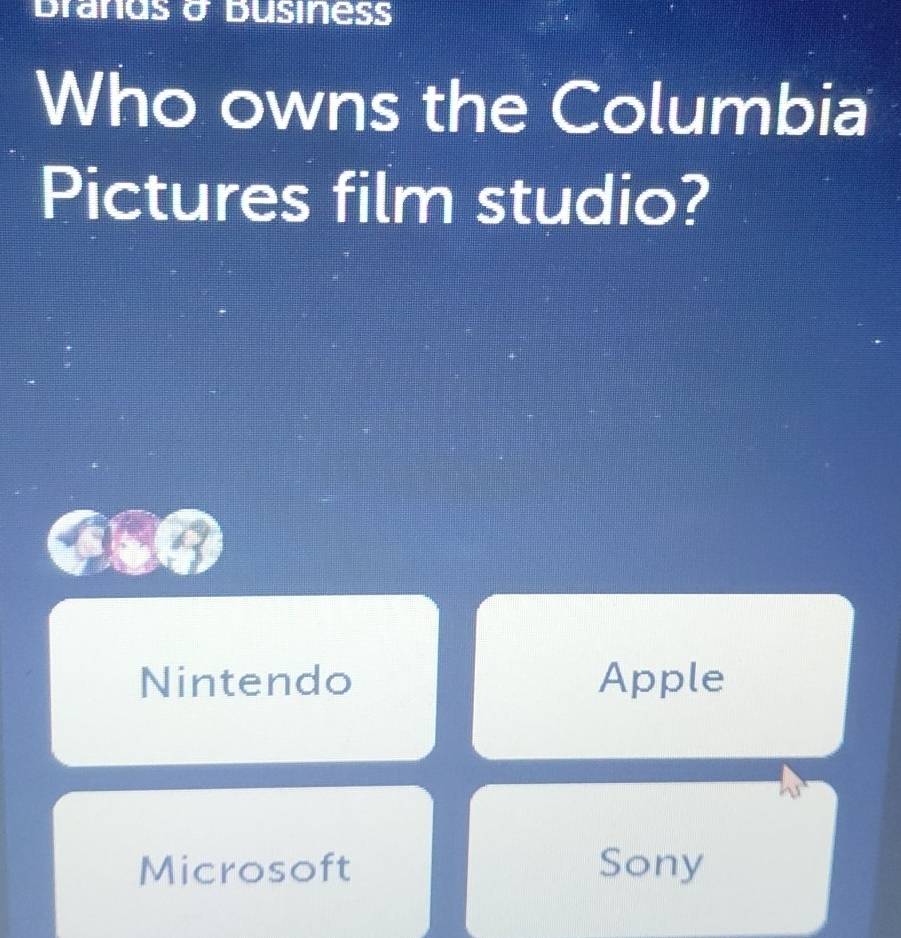 Solved: Brands ở busines Who owns the Columbia Pictures film studio ...