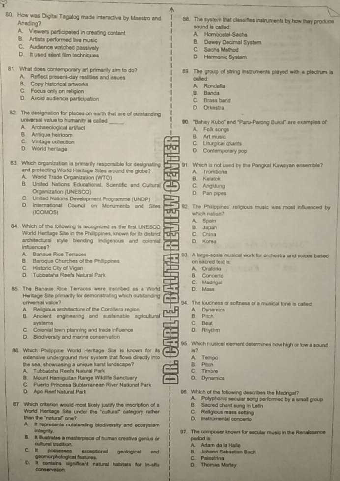 Solved: How was Digital Tagalog made interactive by Maestro and 88. The ...