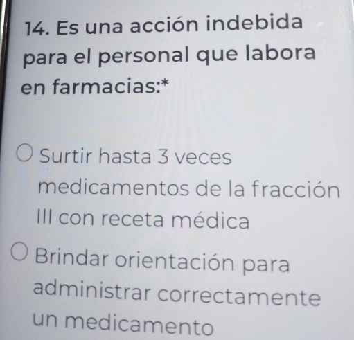 Resuelto:Es una acción indebida para el personal que labora en ...