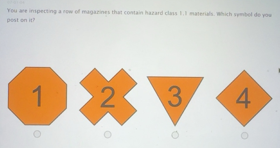 Solved: 07-01-04 You are inspecting a row of magazines that contain ...
