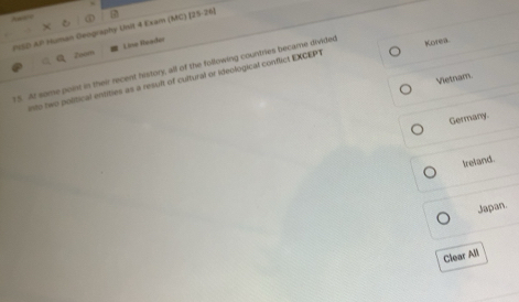Solved: As tr 3 135.261 PISD AP Human Geography Unit 4 Exam (MC) 2som ...